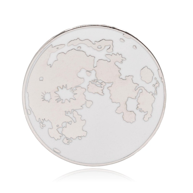 Moon Enamel Pin - Etsy
