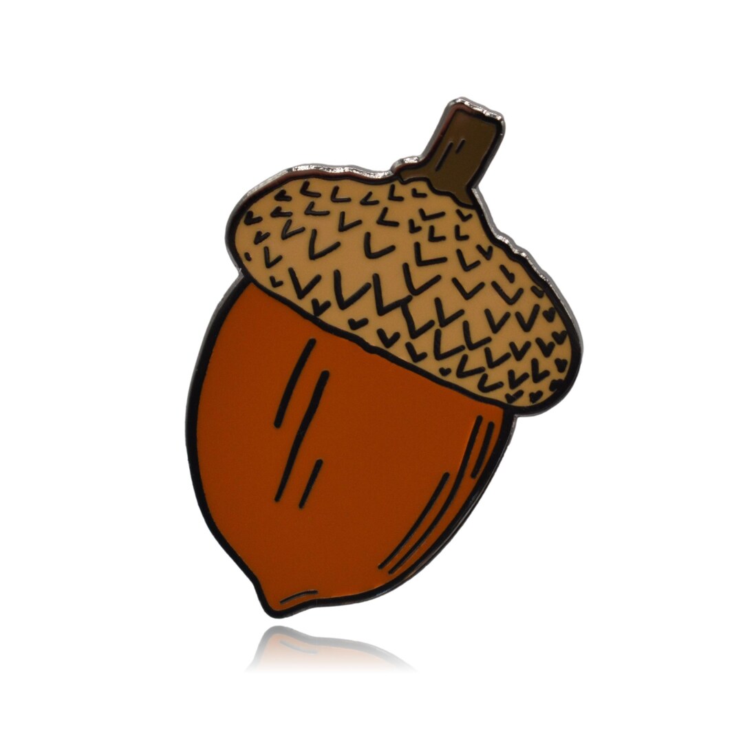 Acorn Oaknut Hard Enamel Pin - Etsy