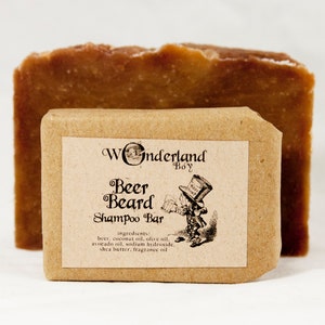 Beer Beard Shampoo Bar, Beard Soap, Beard Wash, Beard Grooming Product ...
