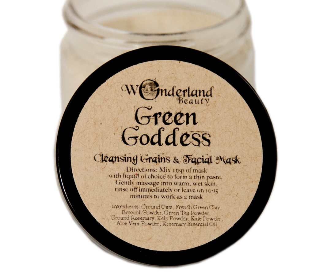 Green Goddess Face Mask, Green Goddess Cleansing Grains, Facial Scrub ...