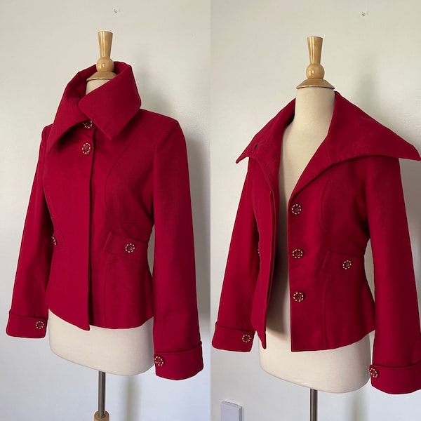 High Collar Jacket - Etsy