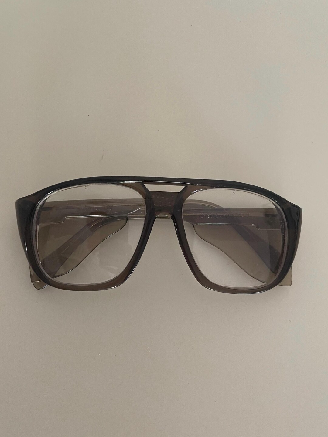 Vintage Crews Foreman Safety Glasses Z87 C 5.0 Lens Side Shields - Etsy