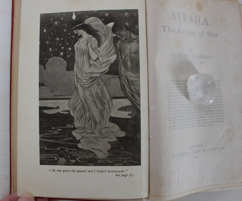Ayesha H. Rider Haggard-first American Edition-1905 Hardcover Red and ...