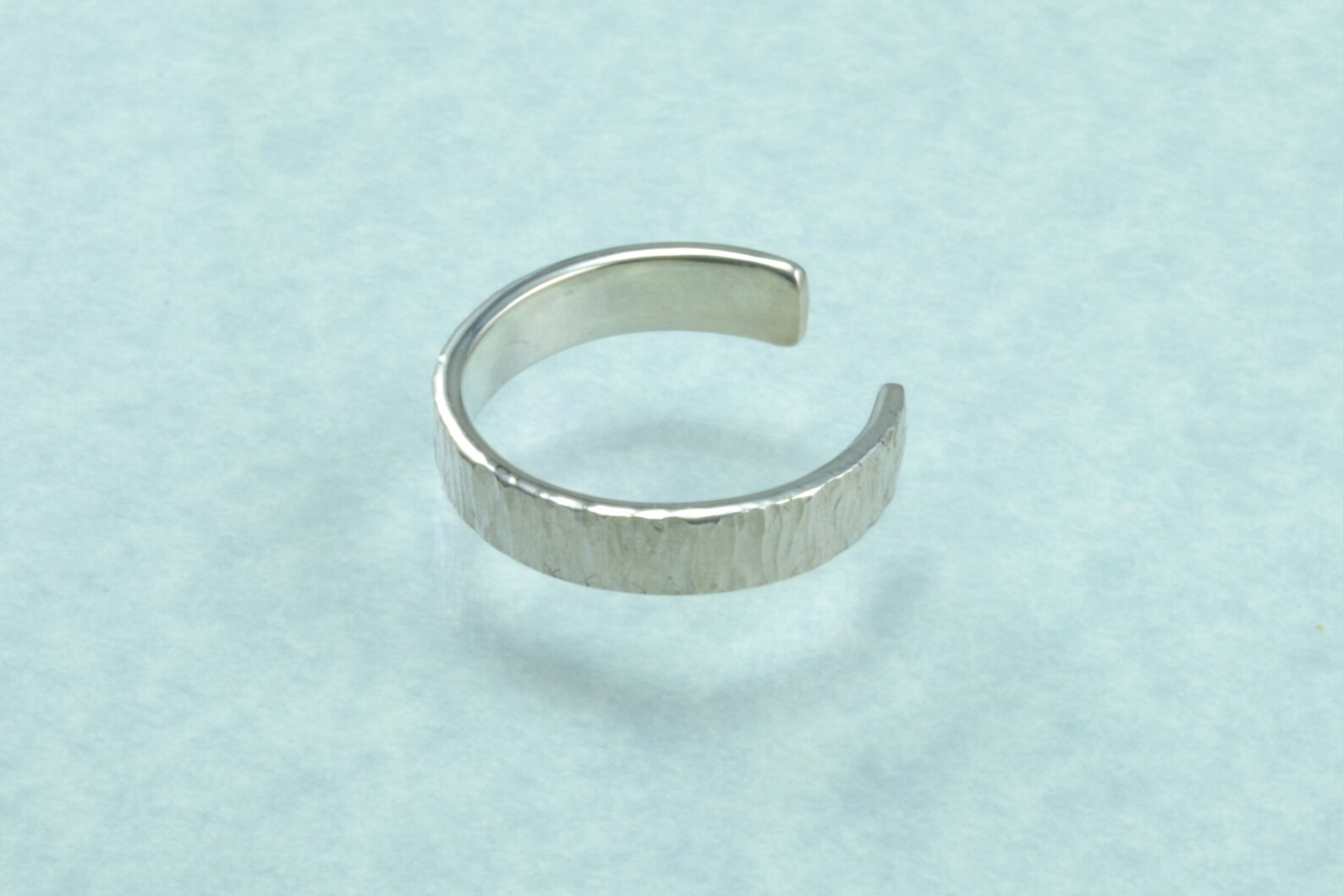 Hammered Open Stacking Ring. - Etsy