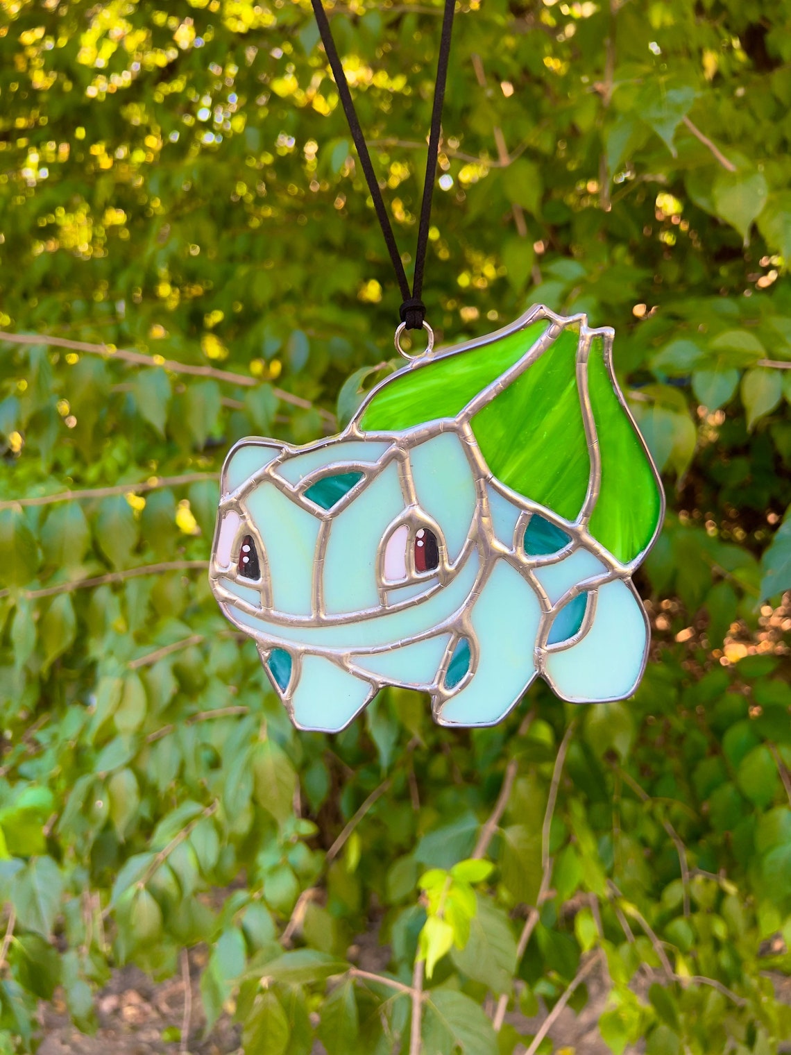 Bulbasaur Inspired Stained Glass Suncatcher or Nightlight - Etsy