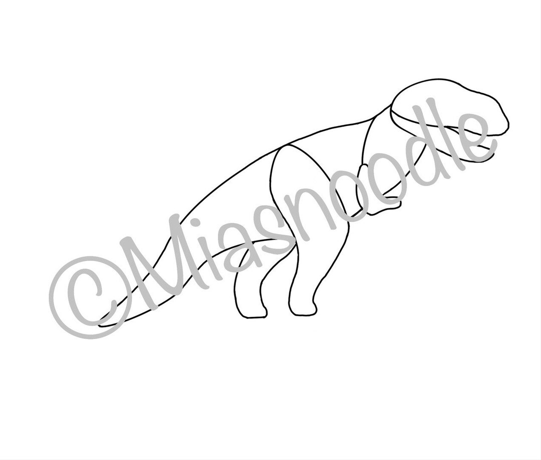 Dinosaur T-rex Stained Glass Pattern Download - Etsy