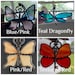 Assorted Stained Glass Butterfly Dragonfly Skeleton Keys Suncatcher - Etsy
