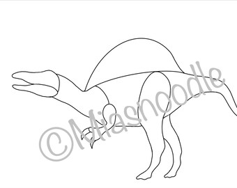 Dinosaur Stained Glass Pattern Bundle, Stegosaurus, Triceratops ...