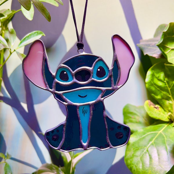 Stitch Stained Glass Svg - Etsy
