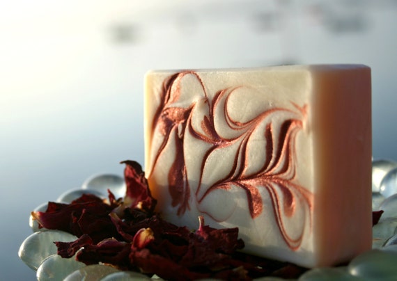 Morning Flame Soap Red Swirl Soap Luxury Wedding Gift Soap | Etsy