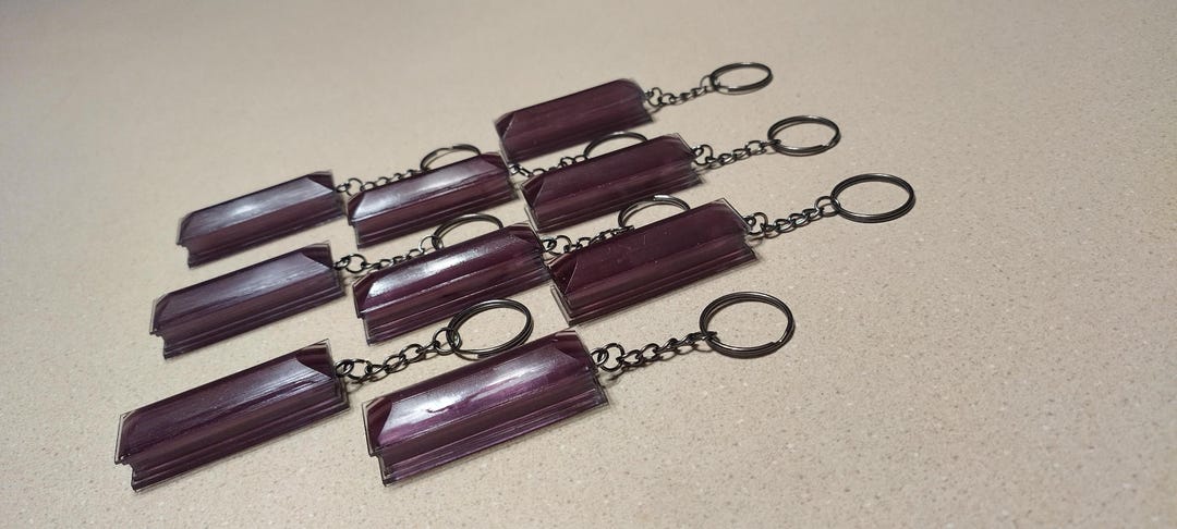 Lilac Purple Casket Key Chain - Etsy