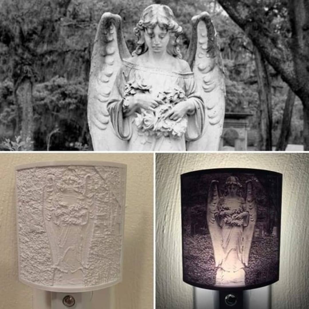 Bonaventure Wheless Angel Monument Night Light Savannah Georgia - Etsy