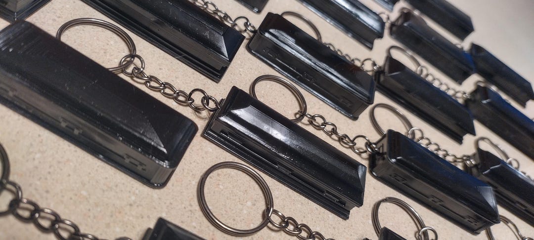 Black Casket Key Chain - Etsy