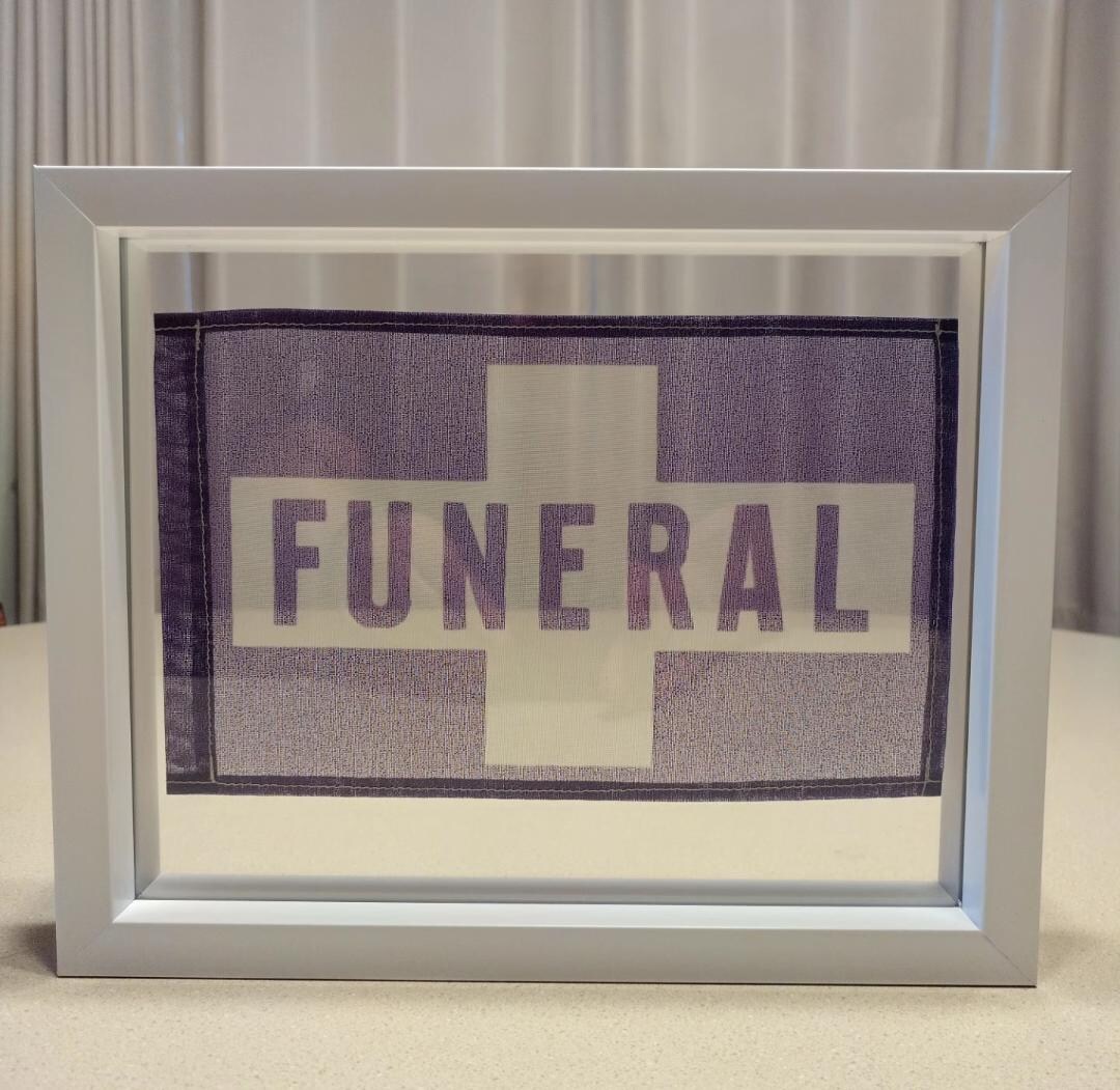 Vintage Hearse Funeral Flag - Etsy