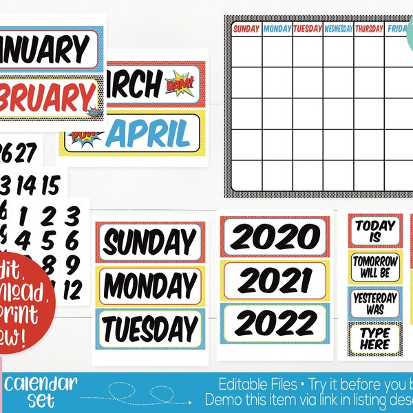 Superhero Classroom - Etsy