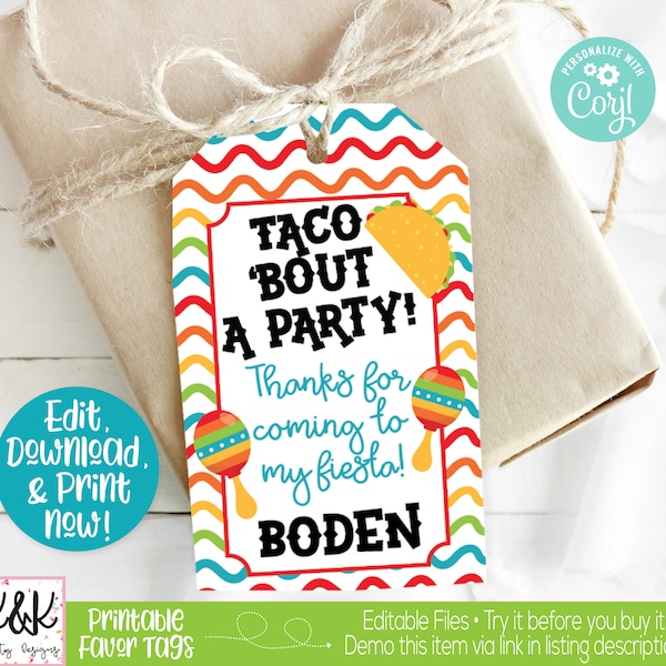 Fiesta Thank You - Etsy