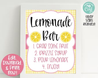Pink Lemonade Sign | Etsy