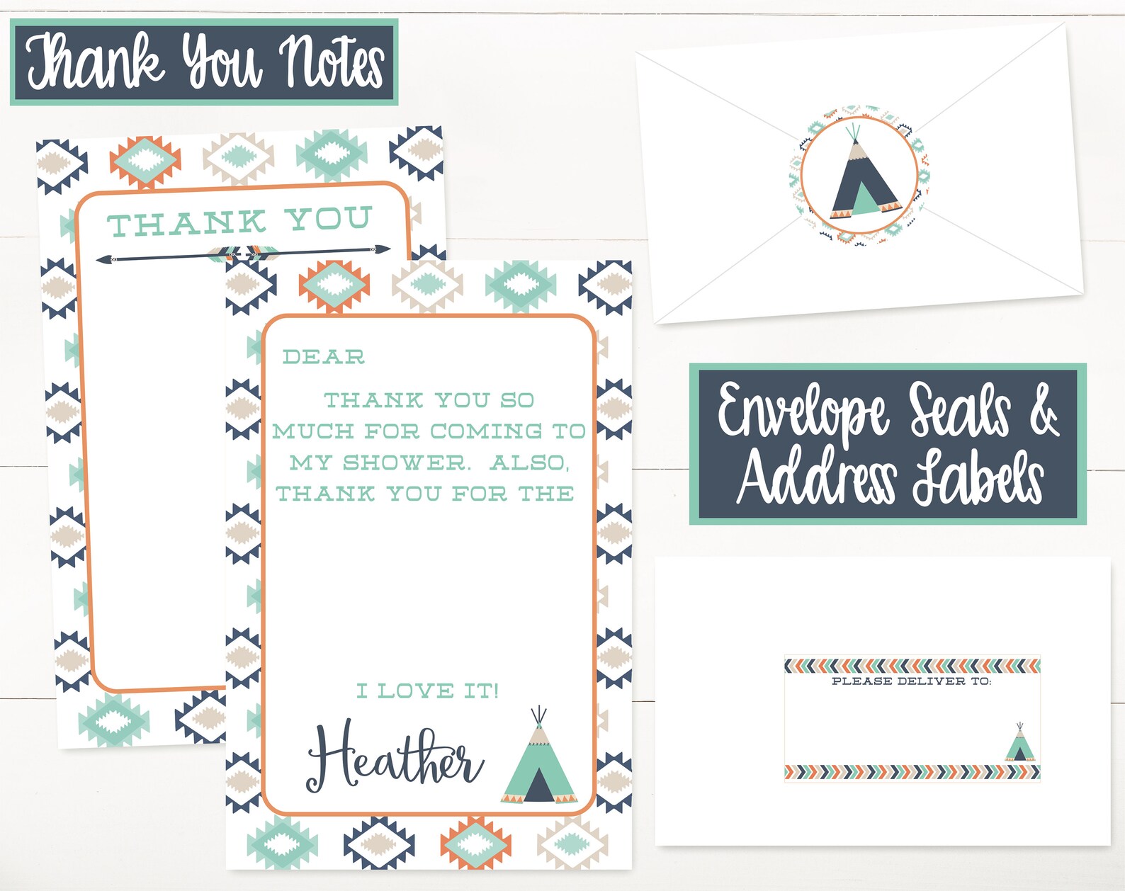 Tribal Aztec Baby Shower Invitation Tribal Aztec Baby Shower - Etsy