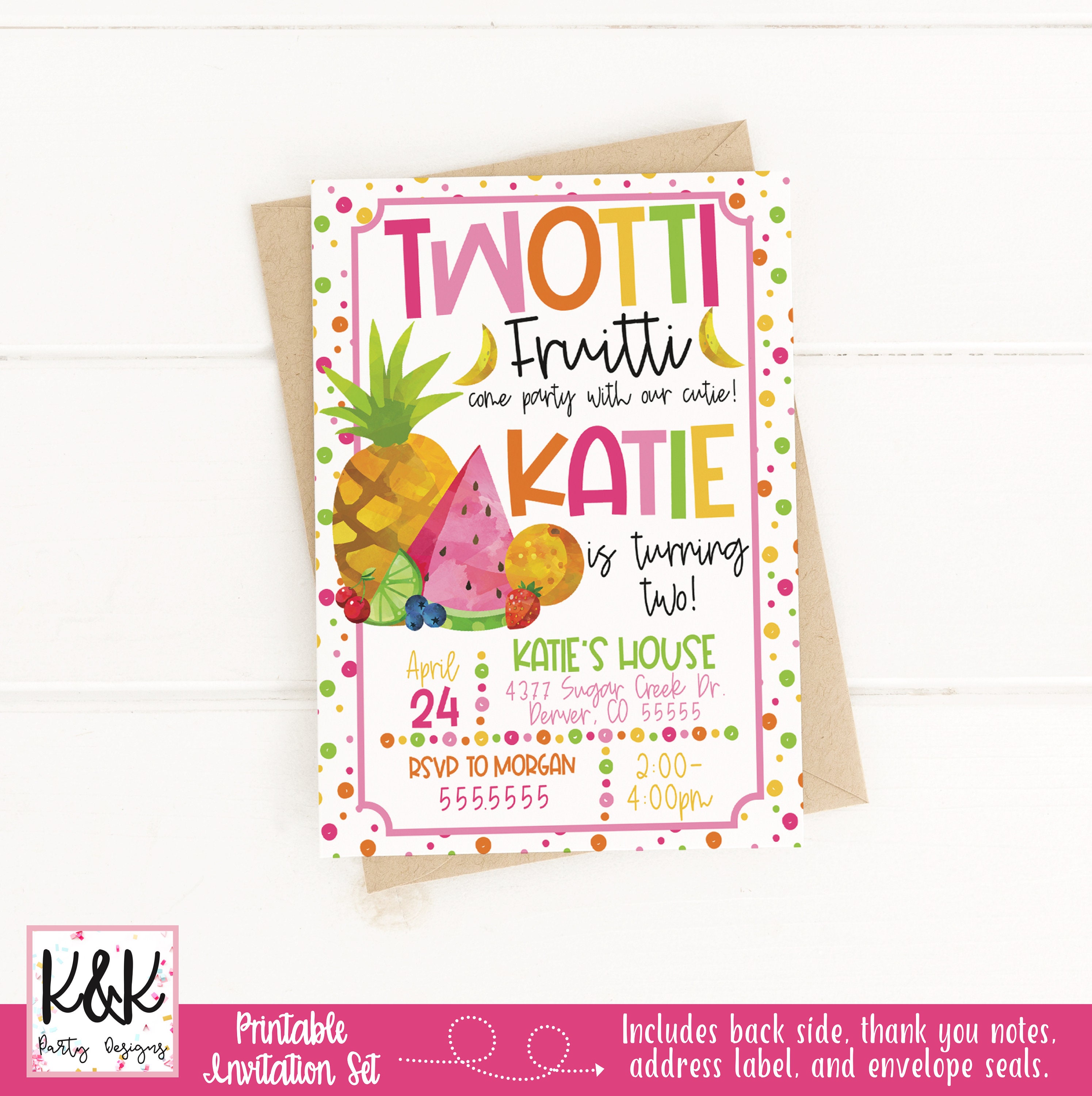 Twotti Fruitti Birthday Party Sign Fruit Welcome Sign Fruit | Etsy