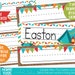 Camping Classroom Calendar Set Printable, Camping Forest Theme, Teacher ...