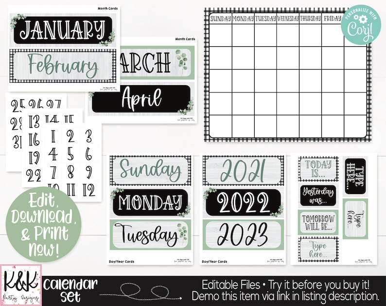 Farmhouse Classroom Theme Supplies and Decorations, Teacher Supply ...