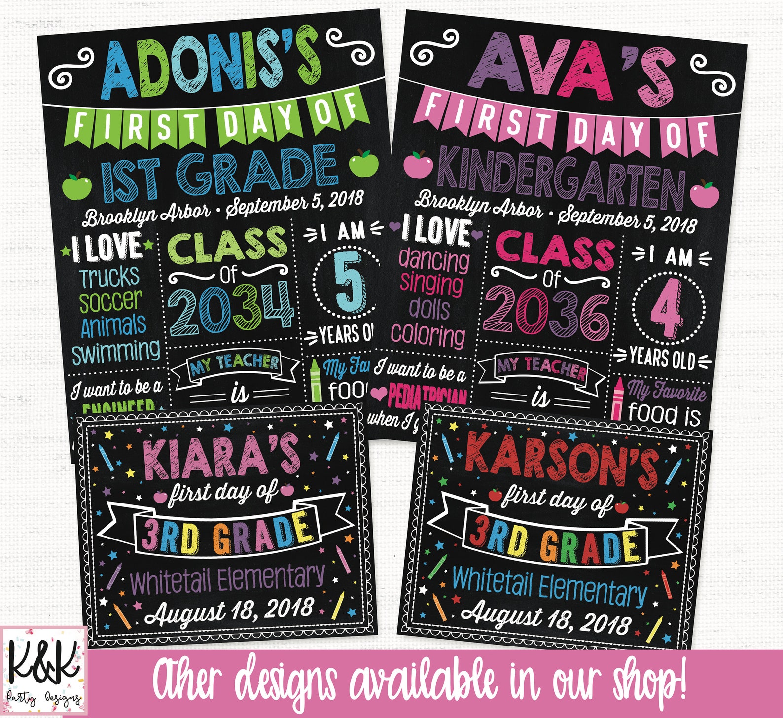 Last Day of School Sign Printable End of School Chalkboard - Etsy