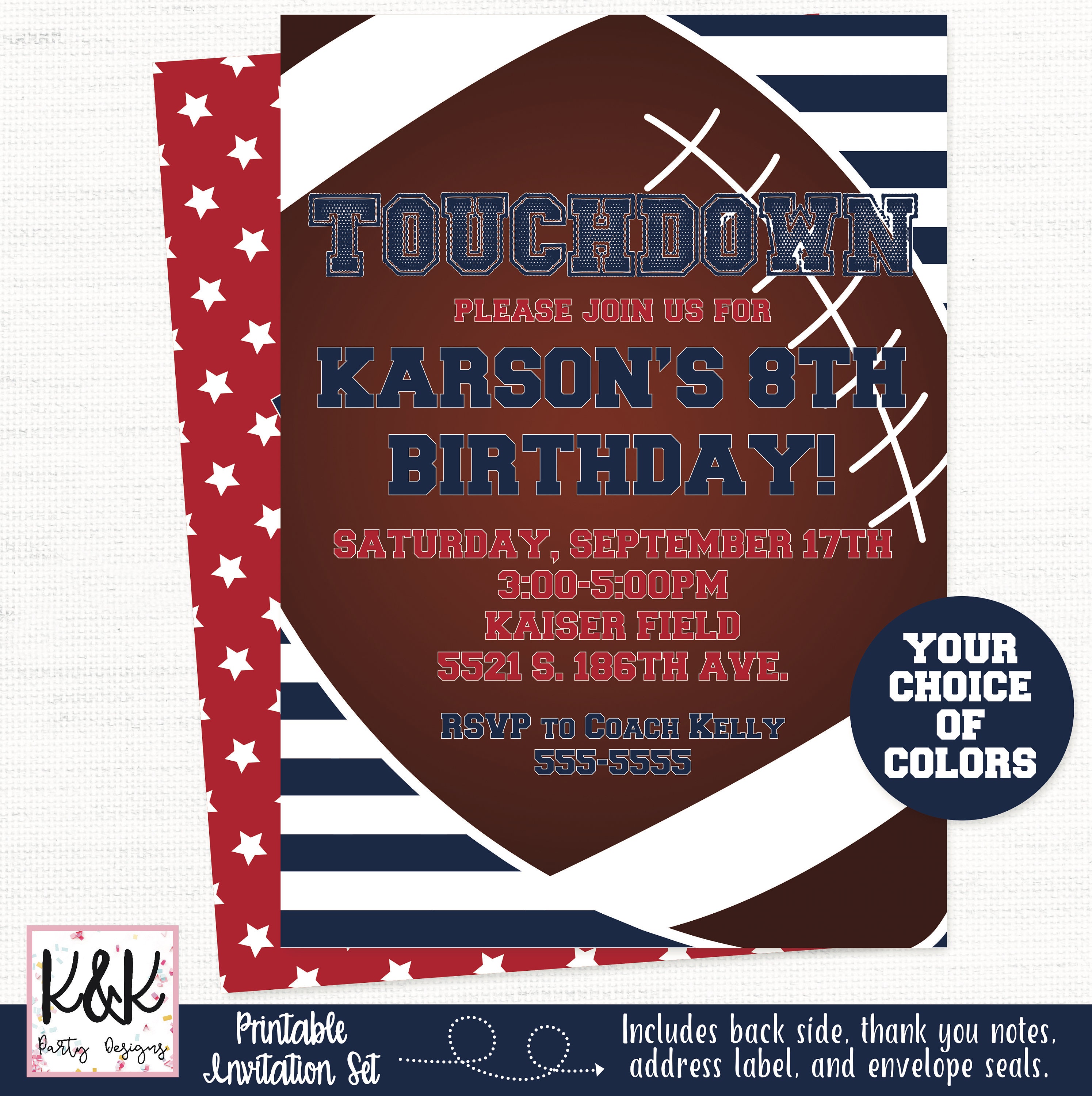 Football Party Signs, Football Welcome Sign, Football Birthday Party ...
