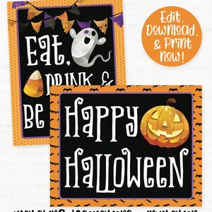 Halloween Party Signs, Halloween Welcome Sign, Enter If You Dare ...