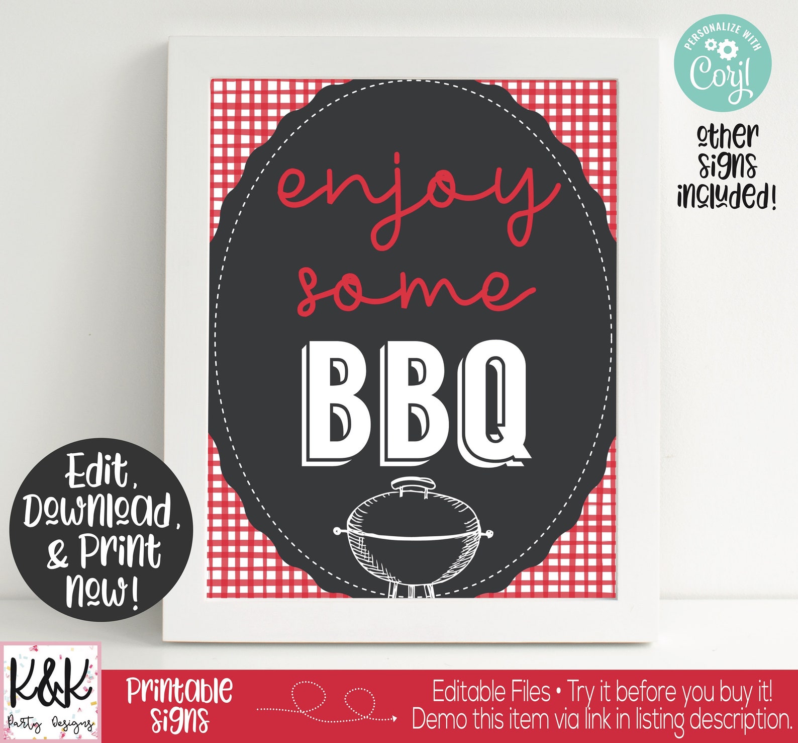 Baby Q Baby Shower Signs, Baby Q Party Signs, Baby Q Welcome Sign ...