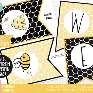 Bee Theme Classroom Editable Behavior Clip Chart Printable, Bee Teacher ...