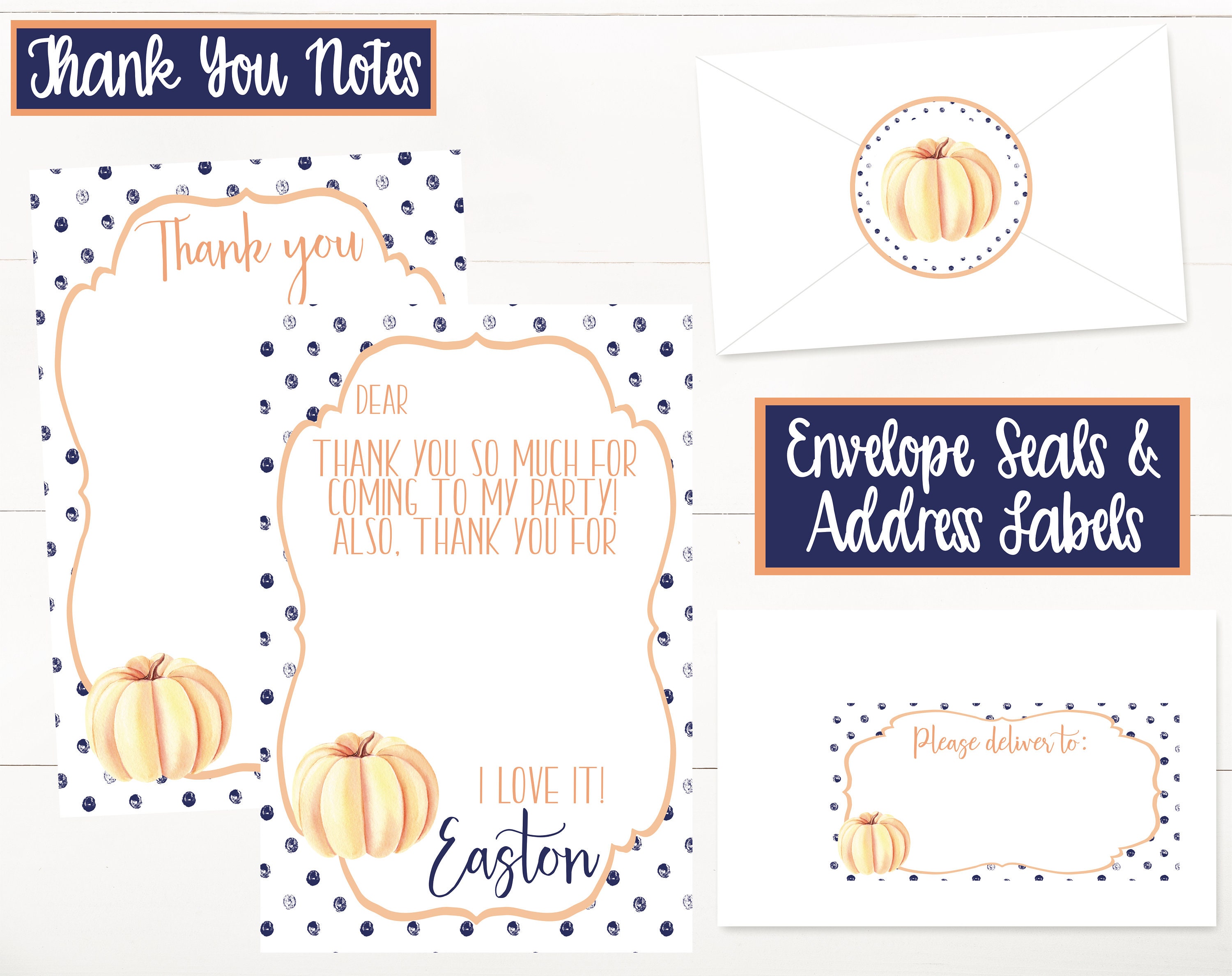 Pumpkin Birthday Party Invitation Pumpkin Birthday Party | Etsy