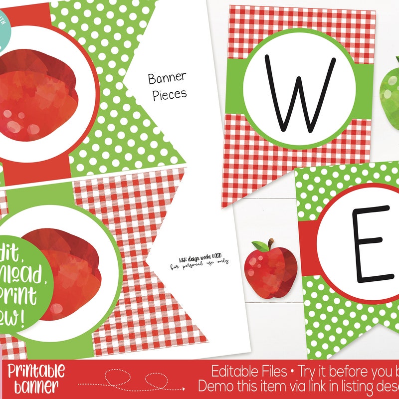 Apple Decorations - Etsy