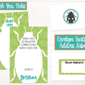 Bug Food Labels, Insect Food Labels, Bug Birthday Party Decorations ...