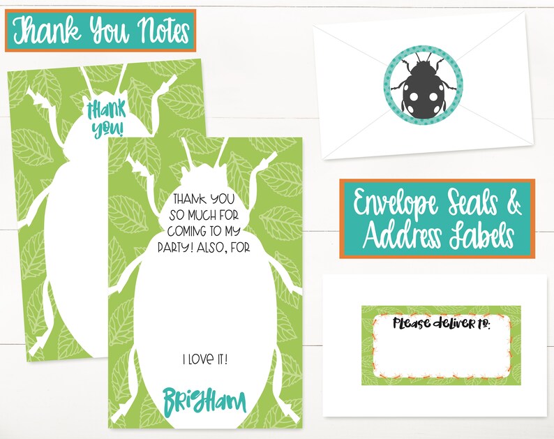 Bug Food Labels Insect Food Labels Bug Birthday Party | Etsy