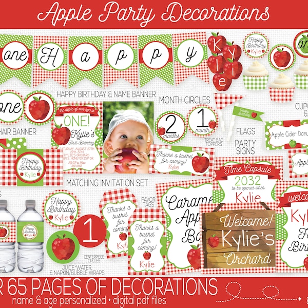 Apple Birthday - Etsy