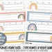 Boho Rainbow Theme Classroom Name Tags Printable, Teacher Supply ...