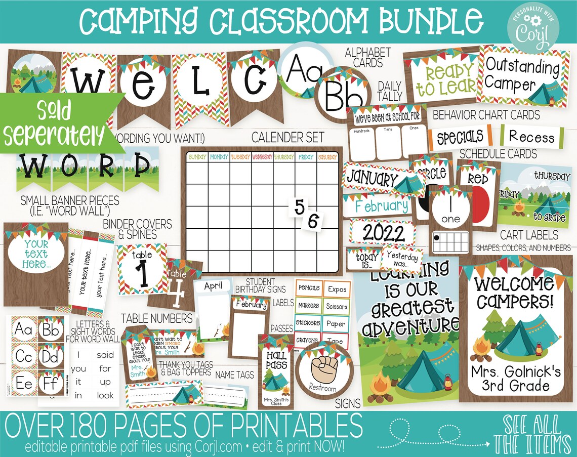 Camping Classroom Multicultural Hand Signals Printable - Etsy