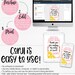 Pink Lemonade Favor Tag, Lemonade Party Favors, Lemonade Favor Label ...
