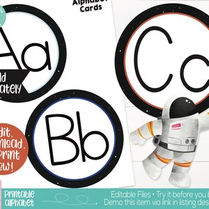 Outer Space Theme Classroom Editable Behavior Clip Chart Printable ...