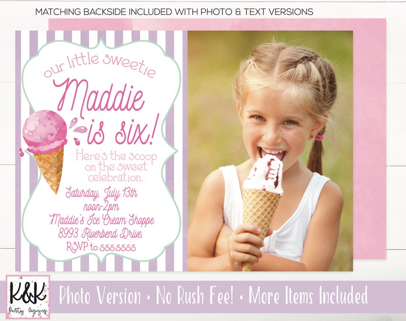 Ice Cream Food Labels, Ice Cream Place Cards, Ice Cream Buffet Cards ...