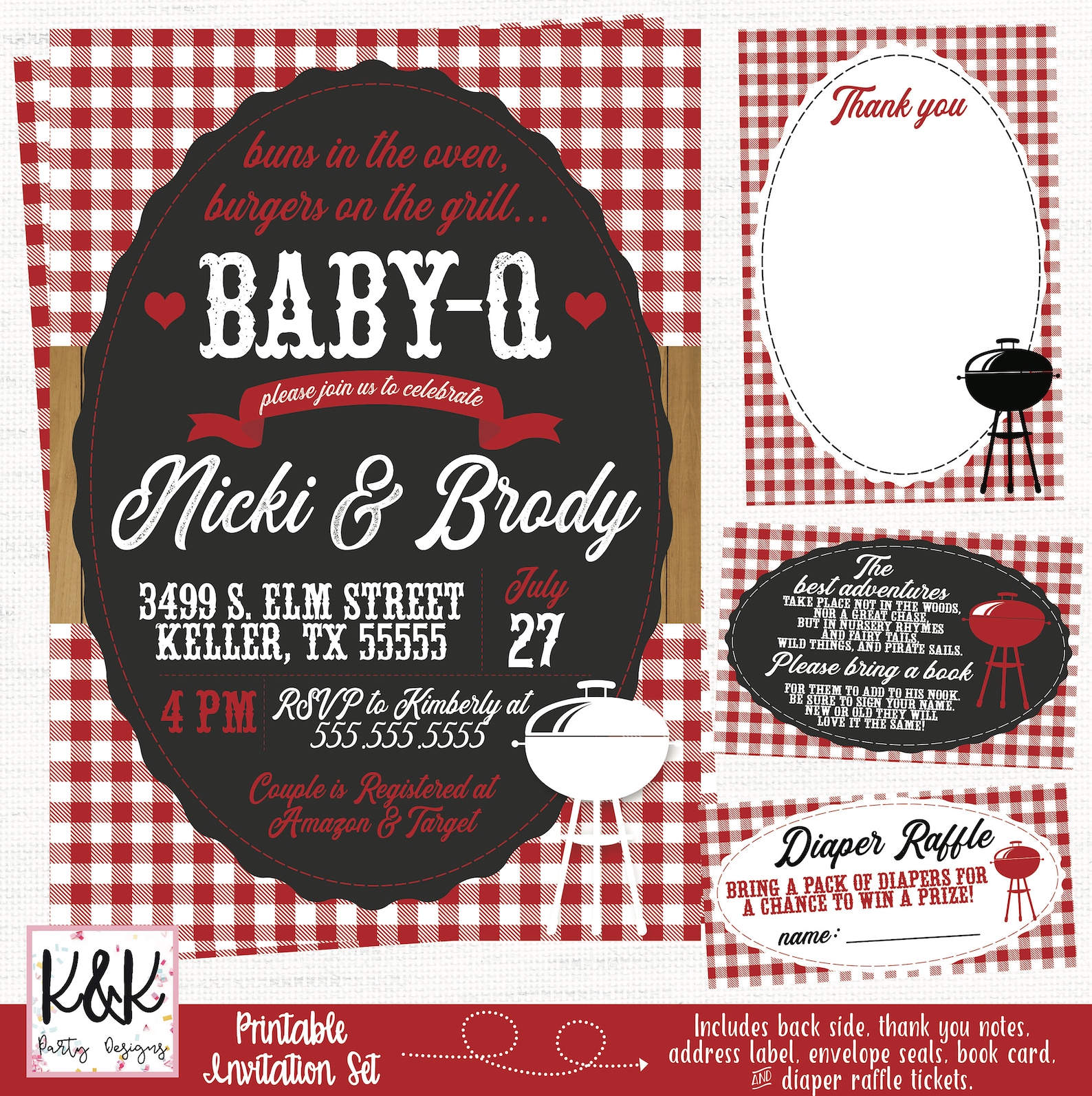 Baby Q Baby Shower Signs Baby Q Party Signs Baby Q Welcome | Etsy