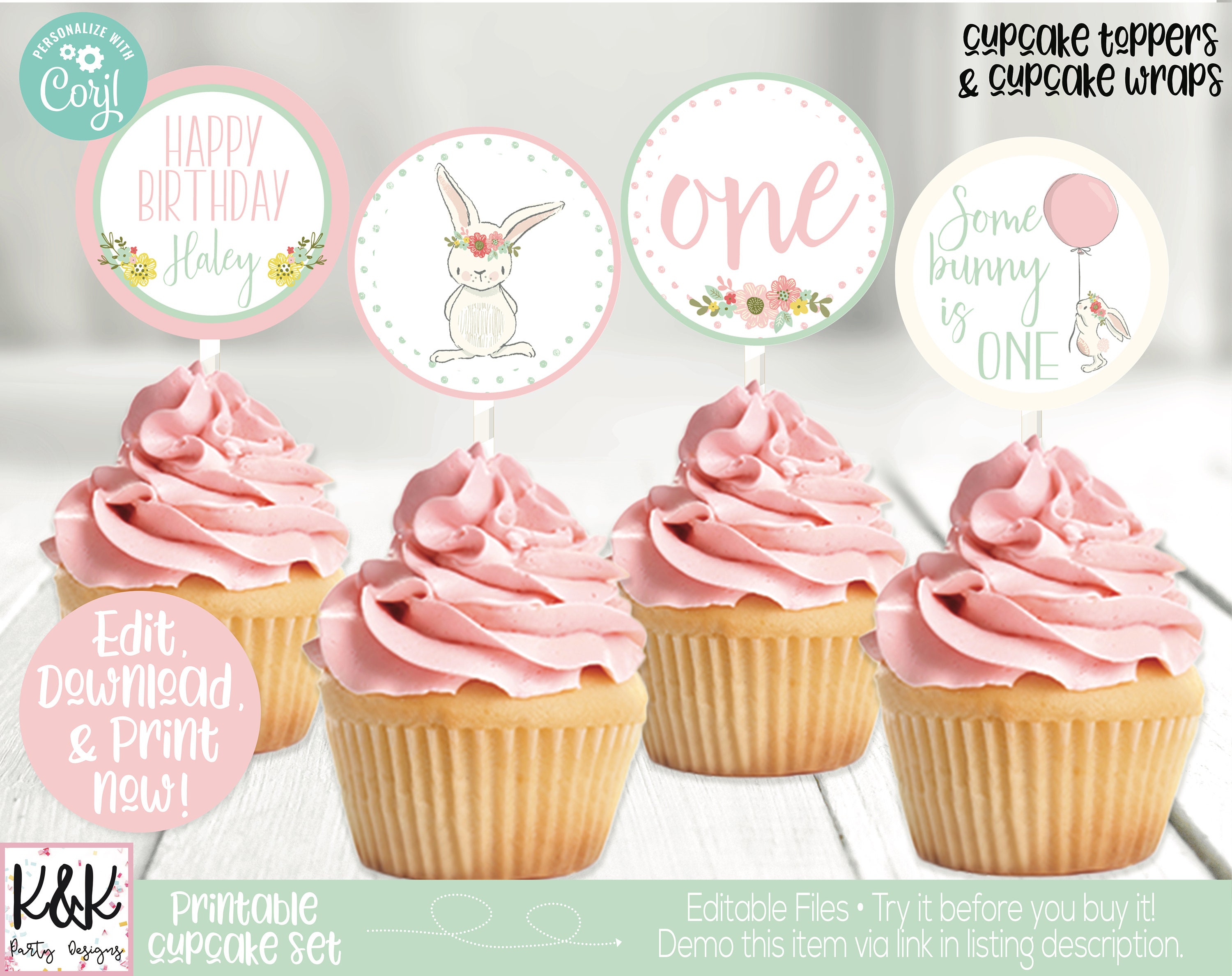 Cupcake 1st Birthday Party Ideas