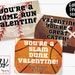 Sports Printable Valentine Card, Kids Valentines Day Card, School ...