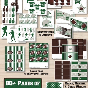Football Birthday Party Decorations, Sports Birthday Party Decorations ...
