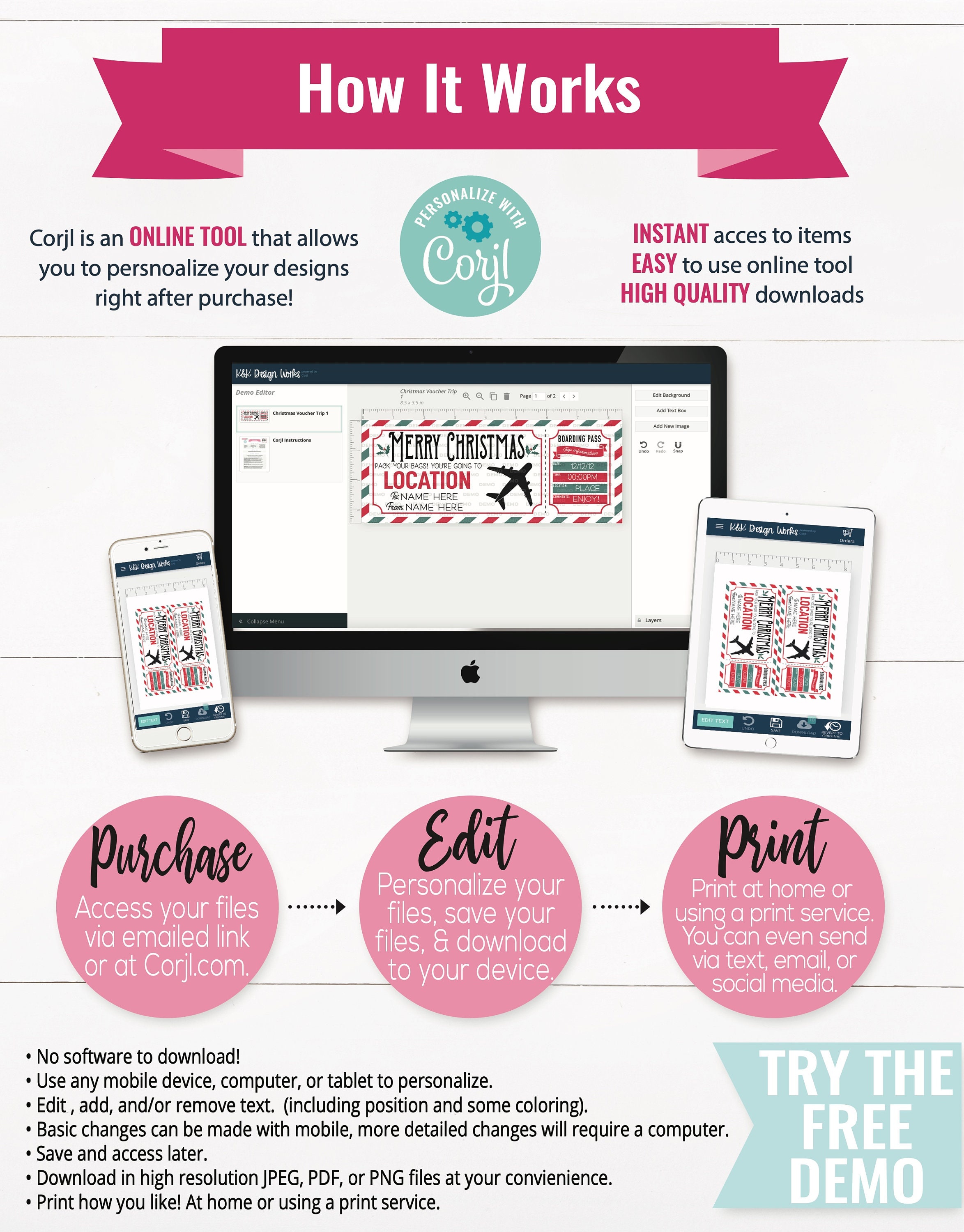 Christmas Ear Piercing Surprise Gift Voucher Surprise Earring - Etsy