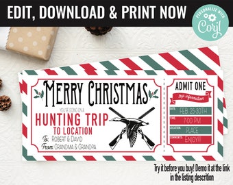 Hunting Gift Certificate - Etsy
