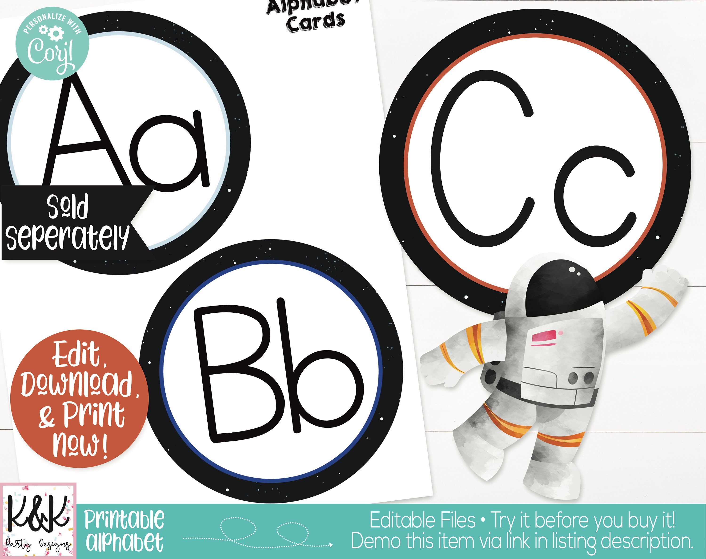 Outer Space Theme Classroom Banner Printable, Teacher Supply, Printable ...