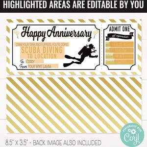 Anniversary Surprise Scuba Lessons Gift Voucher, Scuba Diving Trip ...