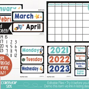 Space Theme Classroom Alphabet Banner Printable, Teacher Supply ...