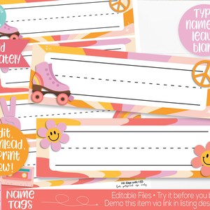 Retro Groovy Theme Classroom Alphabet Banner Printable, Teacher Supply ...